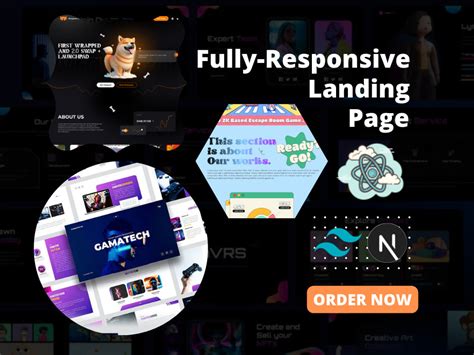 A Fully Responsive Landing Page With React Nextjs And Tailwind Css