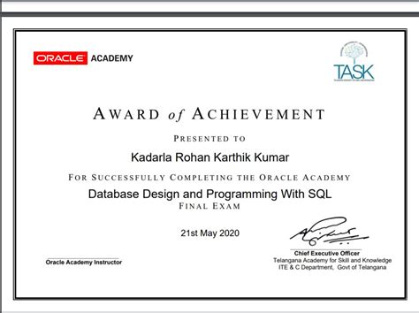 kadarla rohan karthik kumar on linkedin i have completed the database