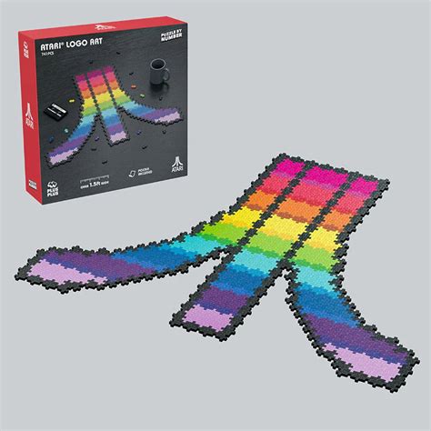Atari Rainbow Logo Puzzle