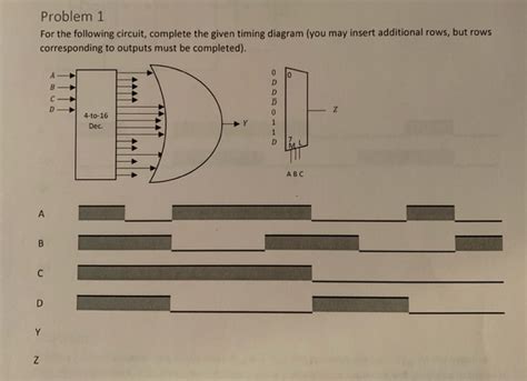solved problem 1 for the following circuit complete the
