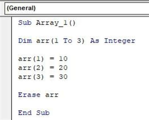 VBA Arrays In Excel GeeksforGeeks