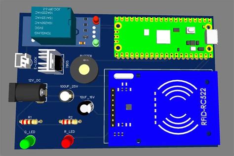 rfid based door lock control system using raspberry pi pico