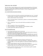 Midterm Review Sheet Midterm Review Sheet BSC L This Review Sheet Is A Guide To Helping You