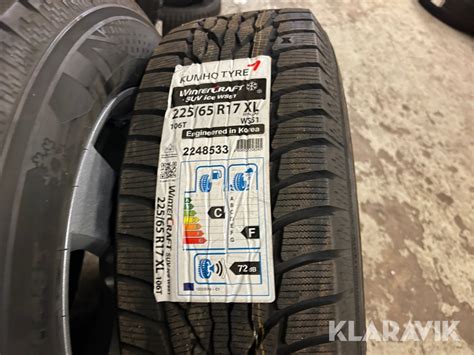 Vinterdäck på fälg Kumho WinterCraft WS51 SUV, Halmstad, Kla