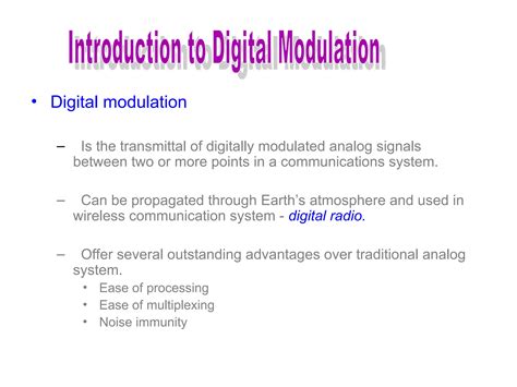 Chapter4 Digital Modulation Part1 1 Ppt