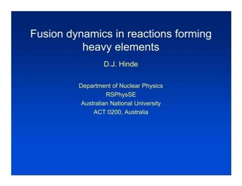 Fusion Dynamics In Reactions Forming Heavy Elements