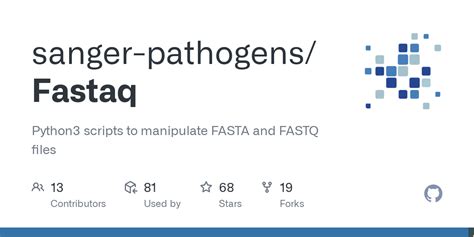 github sanger pathogens fastaq python3 scripts to manipulate fasta