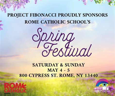 Project Fibonacci Proudly Sponsors Rcs Spring Festival The Project Fibonacci® Foundation Inc