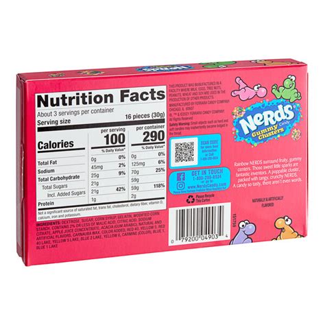 Nerds Gummy Clusters 3 Oz Box 12 Case