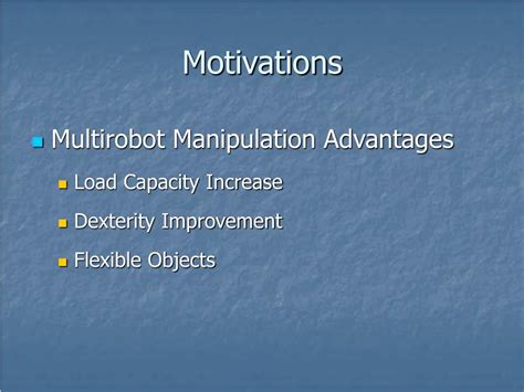 Ppt Multirobot Manipulation Powerpoint Presentation Free Download