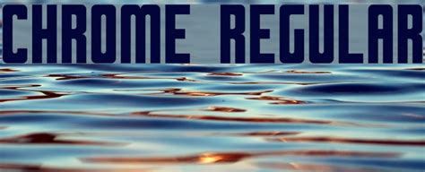 Chrome Regular Font FFonts Net