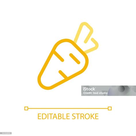 당근 픽셀 완벽한 컬러 선형 Ui 아이콘 건강한 식생활에 대한 스톡 벡터 아트 및 기타 이미지 건강한 식생활 그래픽 사용자