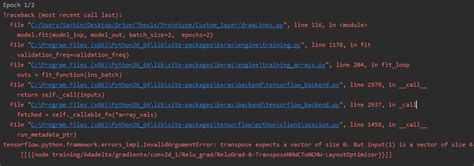 Python Invalidargumenterror Transpose Expects A Vector Of Size 0