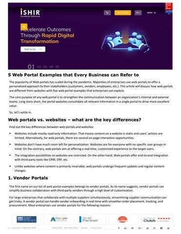 Web Portal Examples That Every Business Can Refer To By Jacelyn Sia Issuu