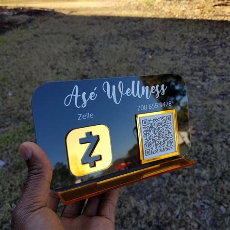 Zelle Qr Code Sign Cashapp Qr Code Sign Venmo Qr Code Sign Etsy