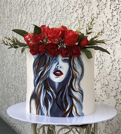 Пин на доске Torta mujer | Торт на день рождения, Торт с макарунами ...