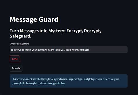 Streamlit Encryption Decryption Python Project Datasecurity