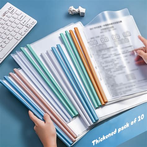 Thicken Folder A Plastic File Bag Office Organizers Document Organizer Folder Waterproof