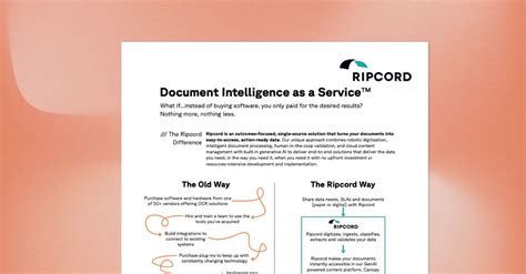 Ripcord On Linkedin Document Intelligence As A Service Overview