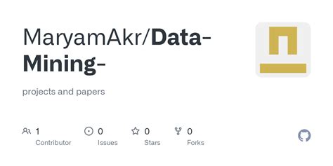 GitHub MaryamAkr Data Mining Projects And Papers