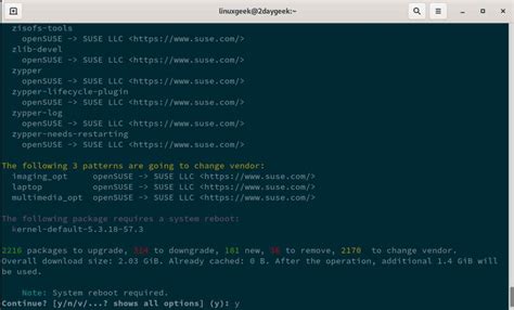 How To Upgrade OpenSUSE Leap From 15 2 To 15 3 2DayGeek