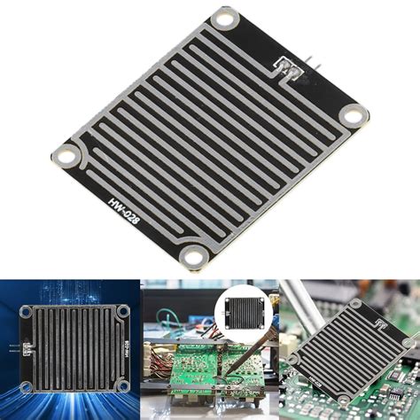 husxh 1 pc raindrop sensor module high sensitivity rain water level