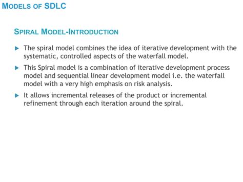 Sdlc Models And Their Implementation Ppt