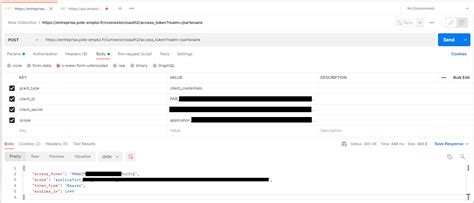 solved create a post request with application x form