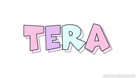 Tera ロゴ | フレーミングテキストからの無料の名前デザインツール