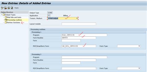 Creating A New Billing Output Type And Assigning It To The Output Determination Procedure In Sap