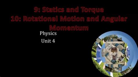 PPT Statics And Torque Rotational Motion And Angular Momentum PowerPoint Presentation