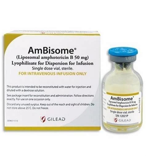 Ambisome 50mg Injection Liposomal Amphotericin B Injection