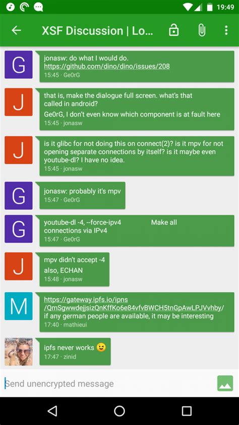 Conversations Is An Open Source And Secure Jabberxmpp Client For Android