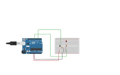 Circuit Design Boutton Onoff Arduino Pour Allumer Et éteindre Led Tinkercad