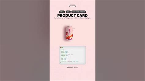 product card🔥 shorts viral coding coder webdevelopment html javascript codinglove coding