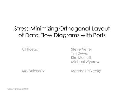Ppt Stress Minimizing Orthogonal Layout Of Data Flow Diagrams With Ports Powerpoint