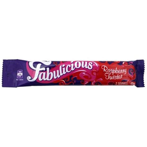 Rjs Fabulicious Raspberry Twister 40g Bulk Lollies Nz