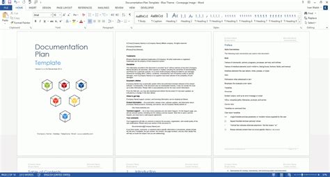 Documentation Plan Template Ms Wordexcel Wbs Templates Within