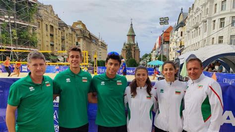 Две български двойки на Европейското по плажен волейбол под 22 г