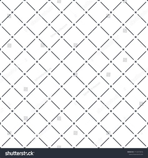 Cross Lined Seamless Minimalistic Pattern Vector Stock Vector Royalty Free 1712073916