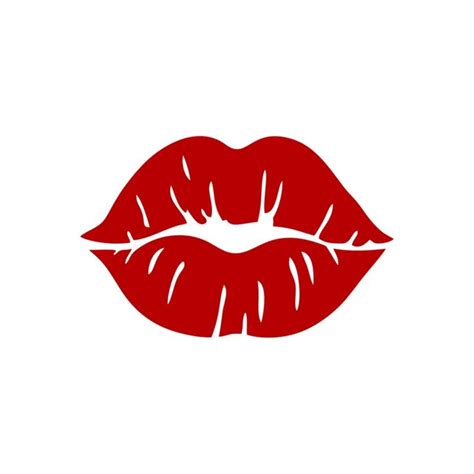Lips Svg Digital Download Red Lips Kiss Svg American Lips Svg