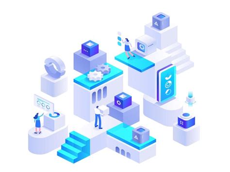Premium Vector Cryptocurrency Mining Isometric Concept