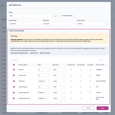 Connector Source Type