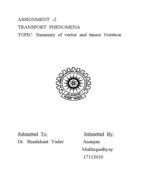 Ananjan Mukhopadhyay Assignment 2 Pdf Divergence Abstract Algebra