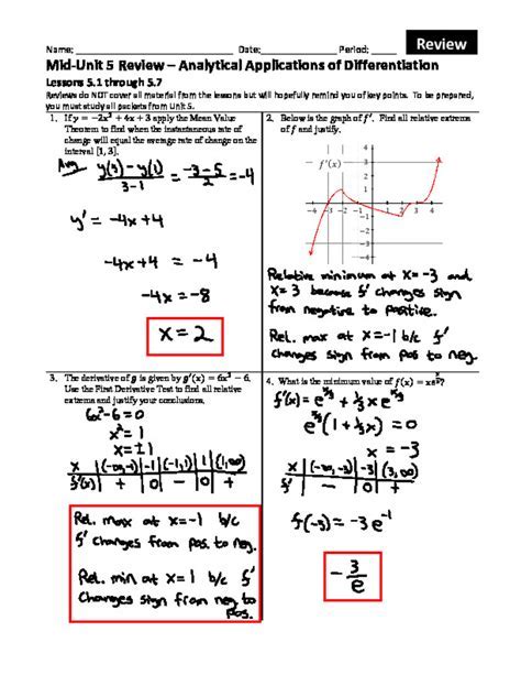 Master Unit 5 AP Calculus AB Integrals And Their Applications
