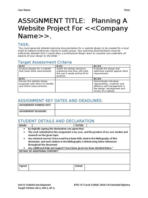 Assignment 2 Writing Frame Pdf Web Design Websites