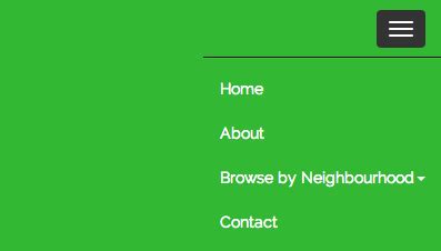 Css Bootstrap Navbar Navigation Pull Right But Pull Left When