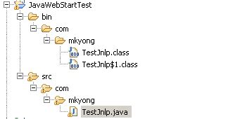 Java Web Start Jnlp Hello World Example