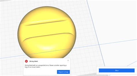 Slicing Failed · Issue 14284 · Ultimakercura · Github