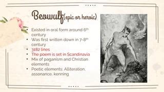 Old English And Middle English Literature Pptx Pptx